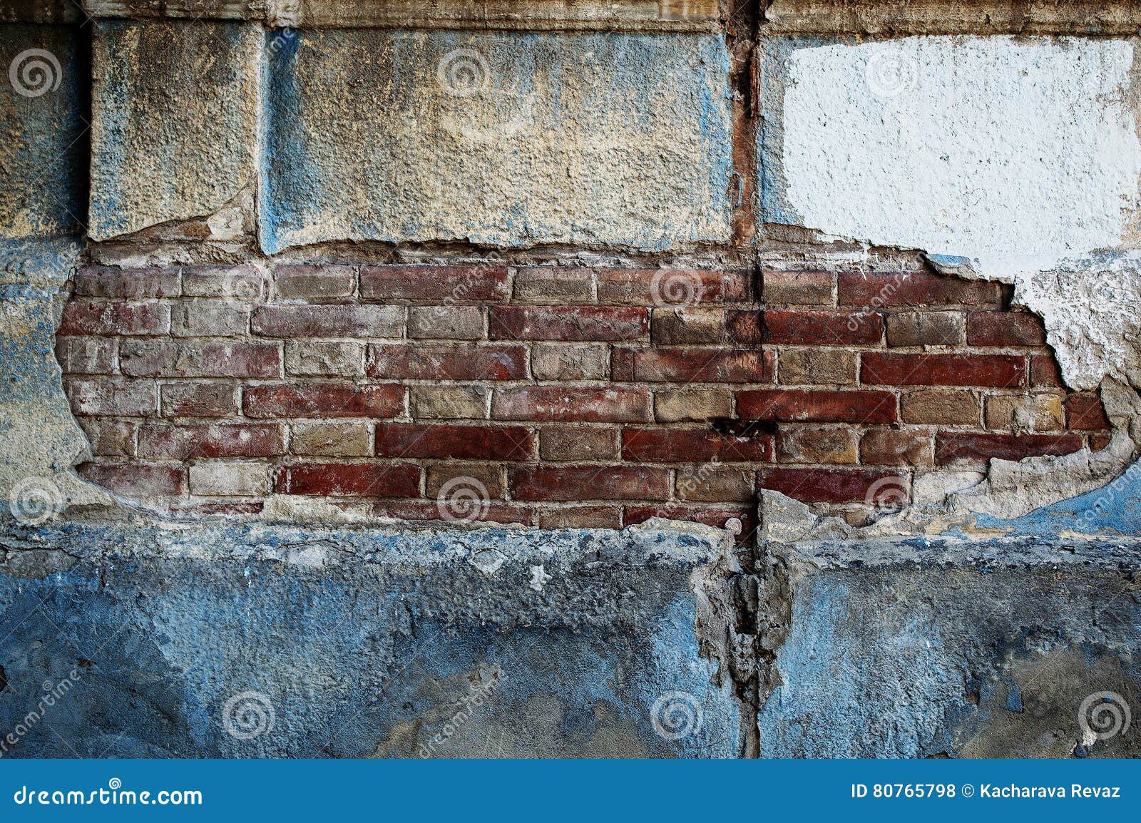 A Sample of the Brickwork Surface Stock Photo - Image of solid, retro ...