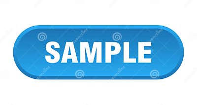 Sample button stock vector. Illustration of isolated - 158489482