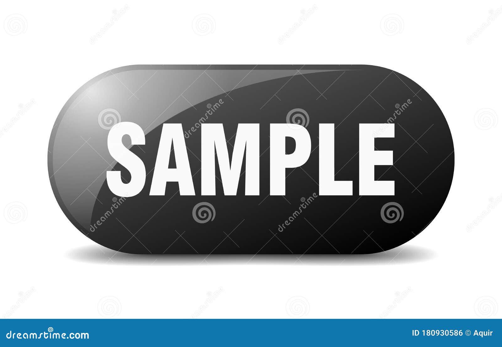 Sample Button. Sample Sign. Key. Push Button Stock Vector ...