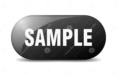 Sample Button. Sample Sign. Key. Push Button Stock Vector ...