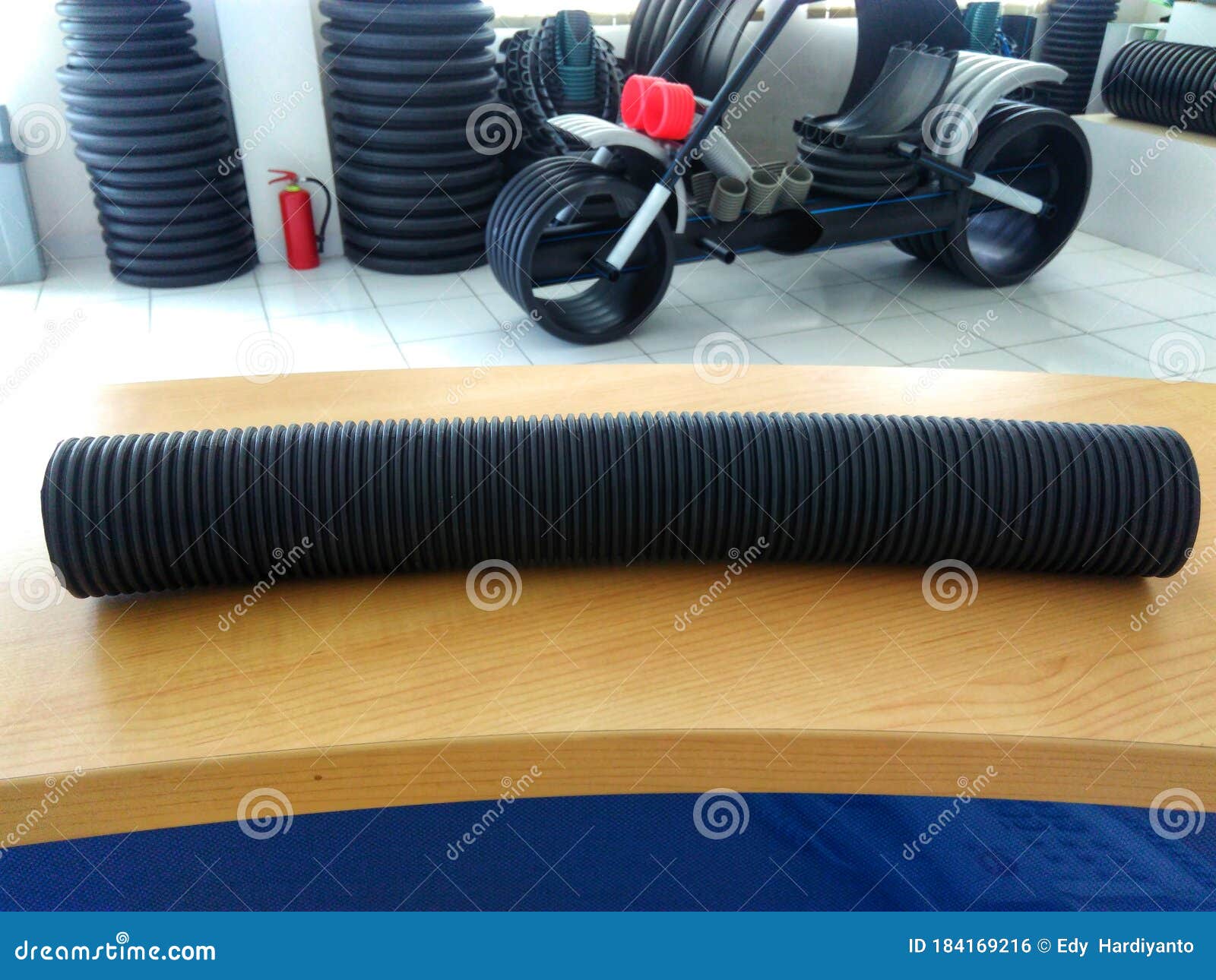 Sample of Cable Protection Pipe Stock Photo - Image of cable, plastic ...
