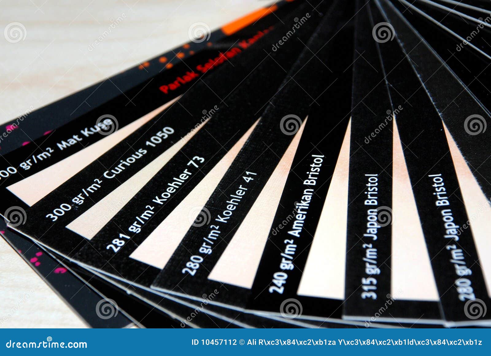 Sample card type stock photo. Image of glossy, graph - 10457112