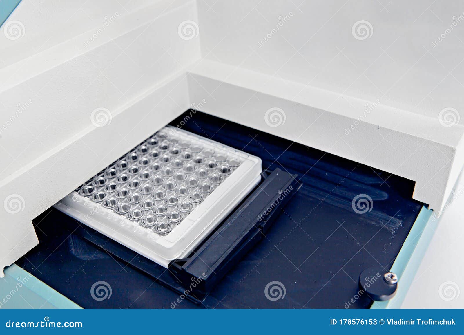 Sample Cassette is Installed in the Blood Analyzer Stock Image - Image ...