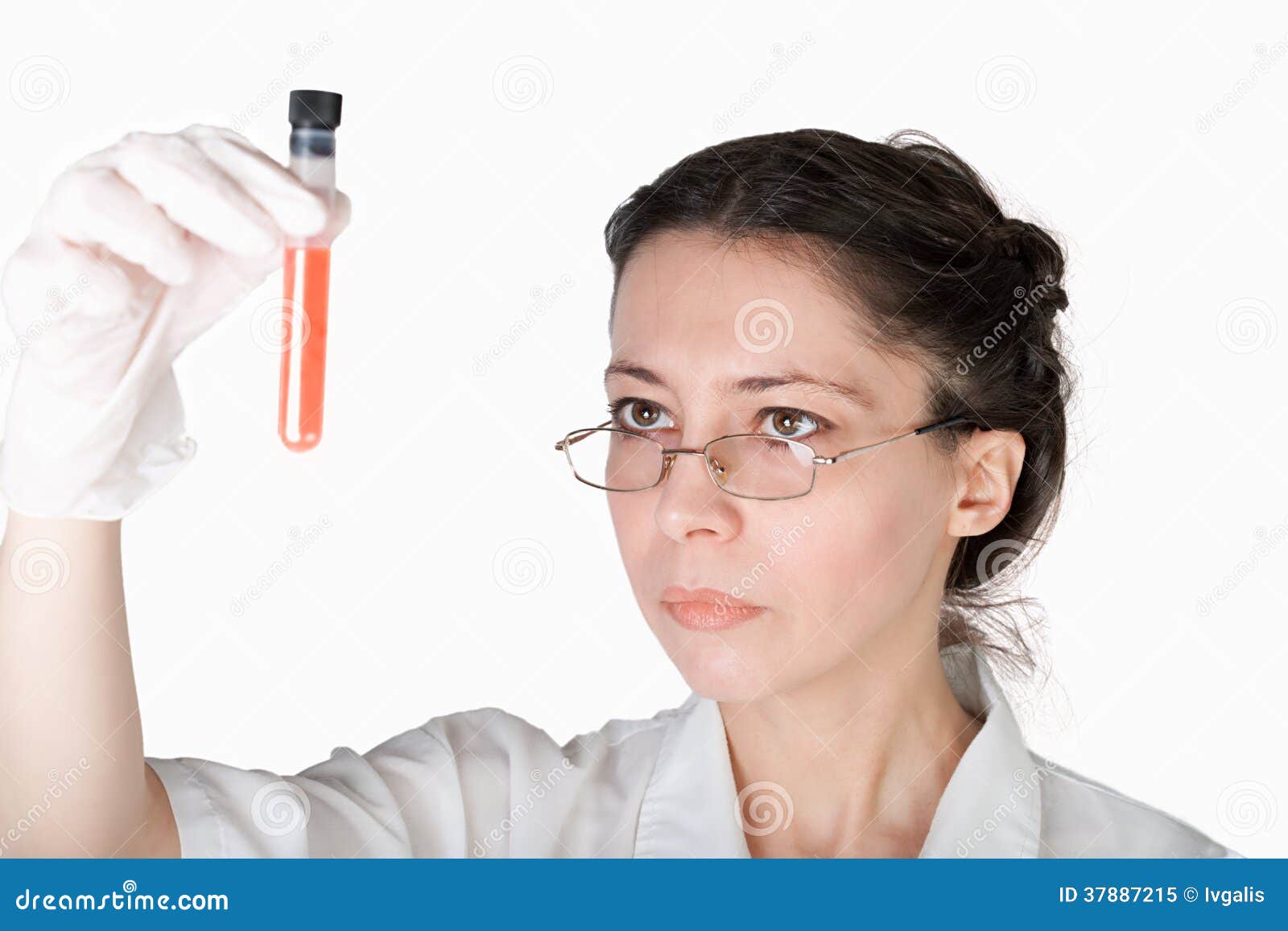 Sample check stock image. Image of experiment, glove - 37887215