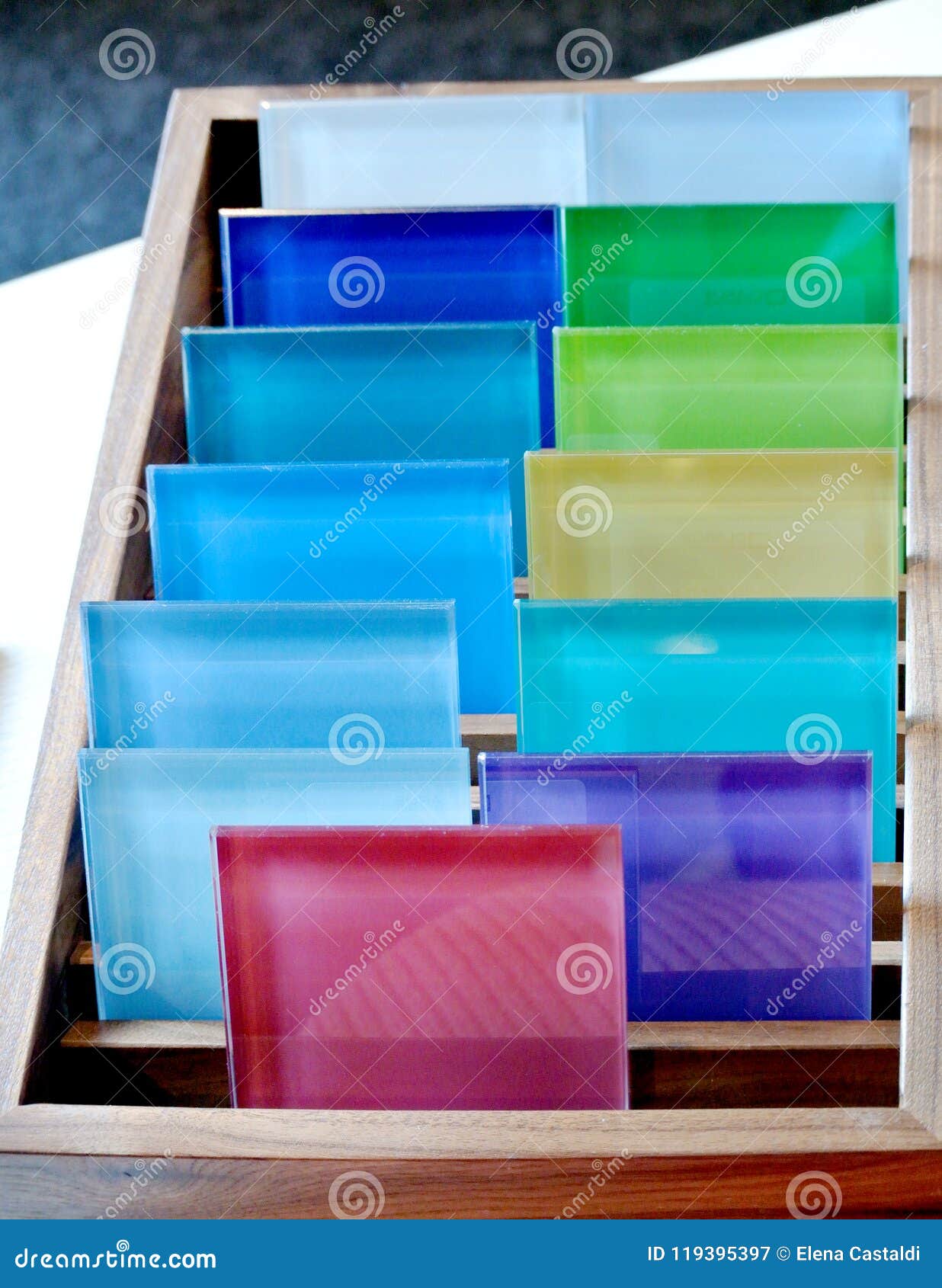Sample of colored tiles stock image. Image of construction - 119395397