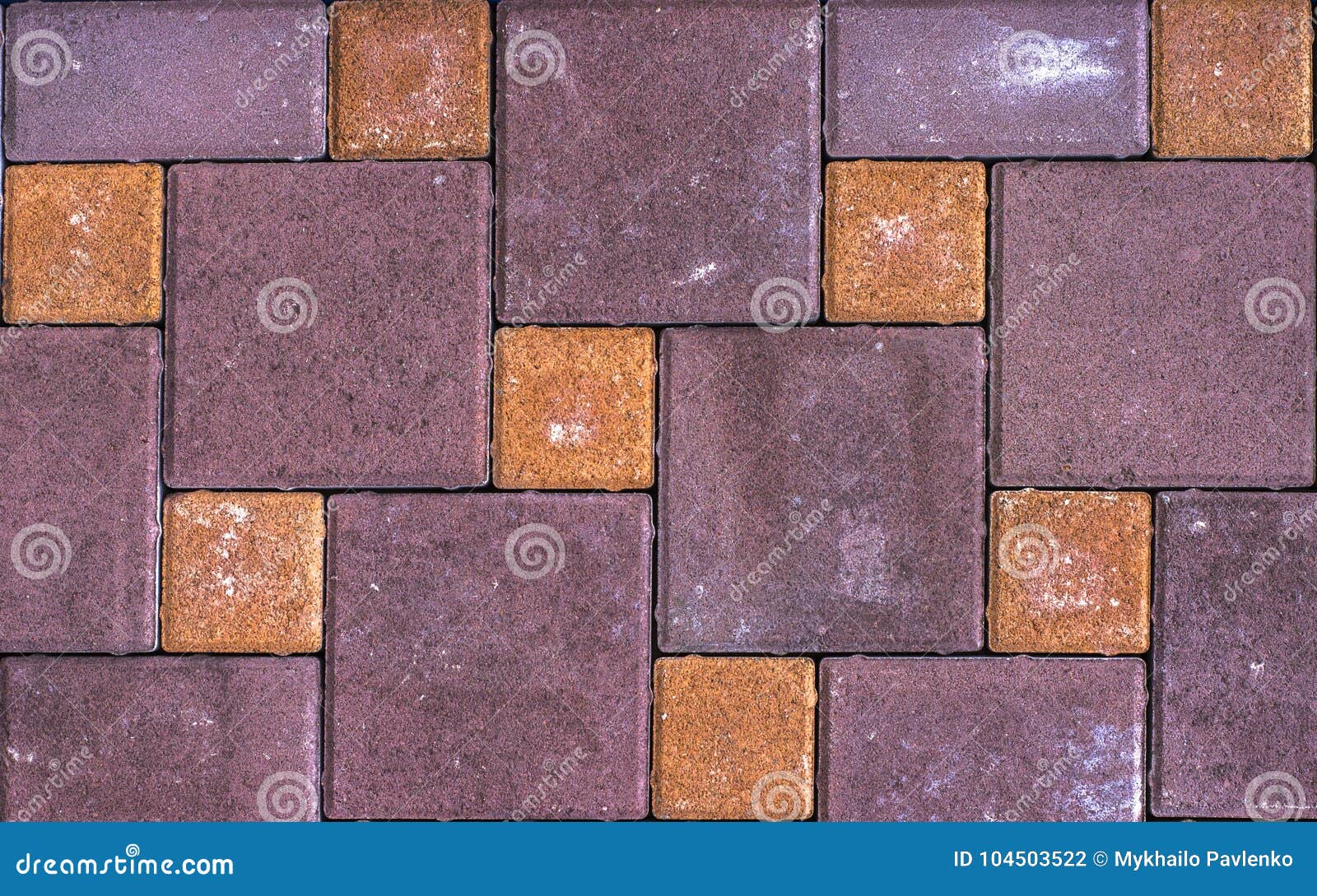 A Sample of Concrete Paving Slab for Laying Tracks Stock Photo - Image ...