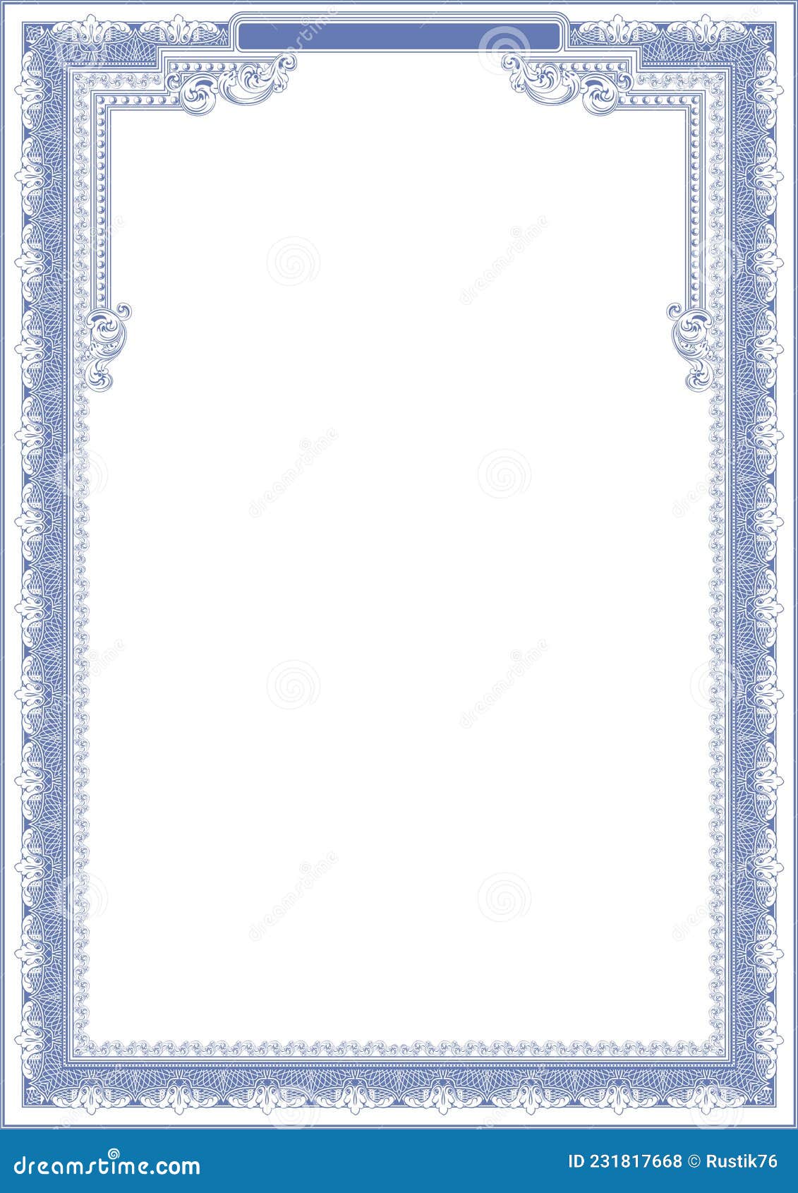Vertical Blank Form for Creating Certificates and Other Securities Blue ... Vertical Blank Form for Creating Certificates and Other Securities Blue ...
