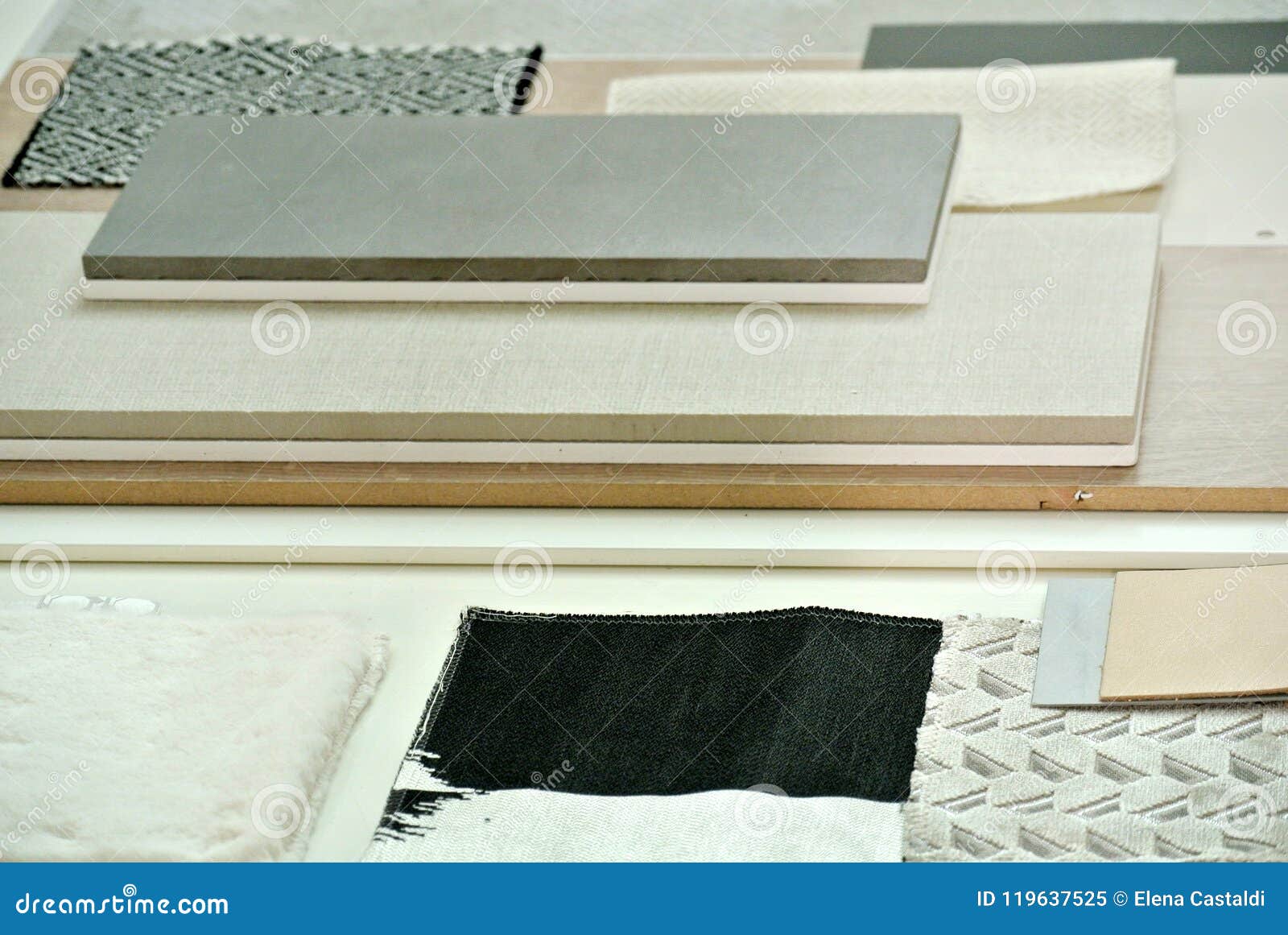 Sample of Fabric and Materials Stock Image - Image of cover, floor ...
