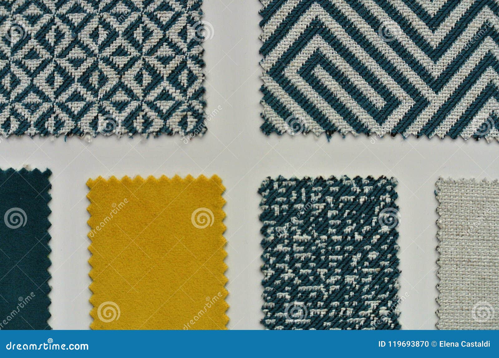 Sample of Fabric and Materials Stock Photo - Image of interior, glass ...