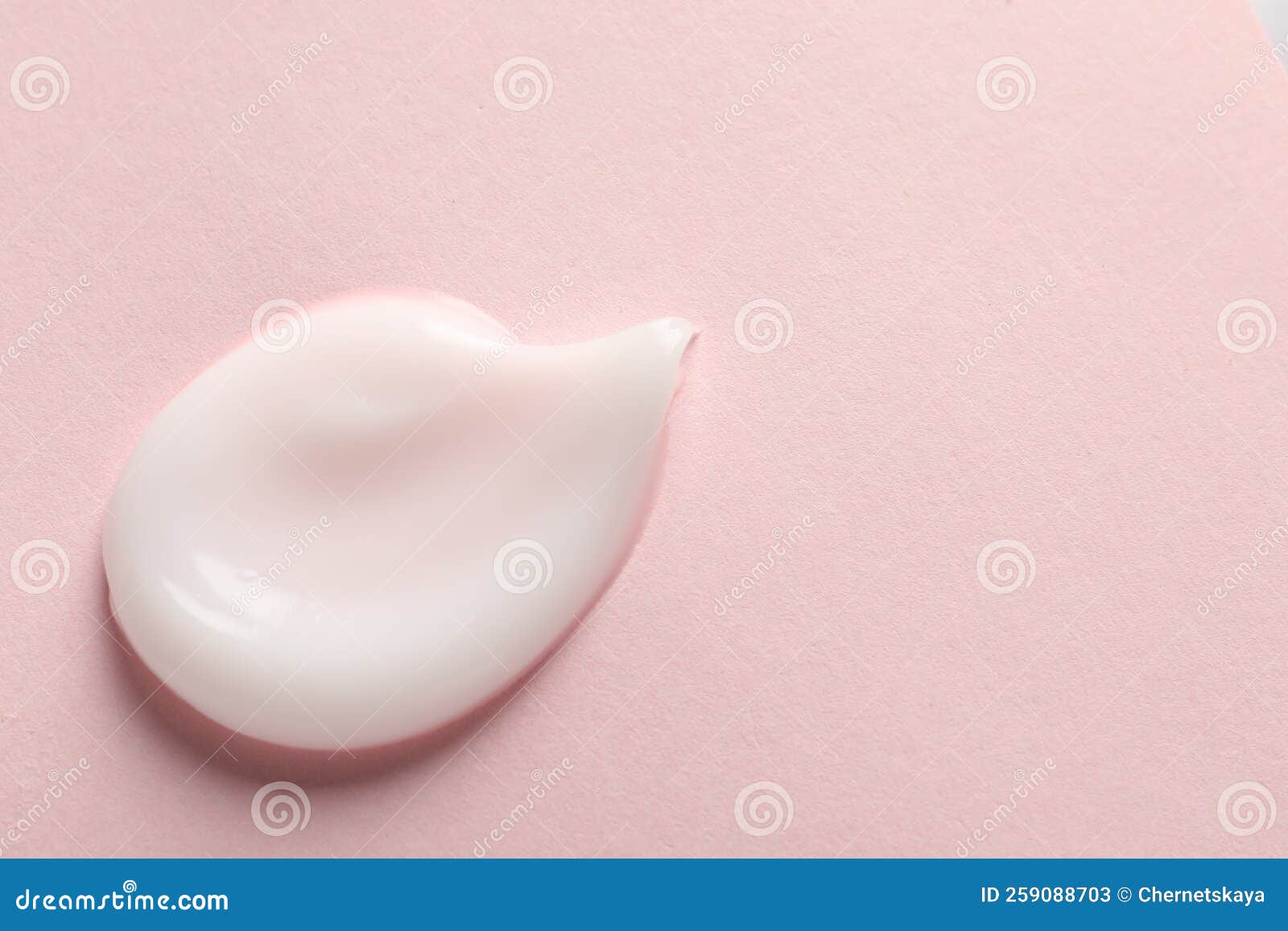Sample of Face Cream on Pink Background, Top View. Space for Text Stock ...
