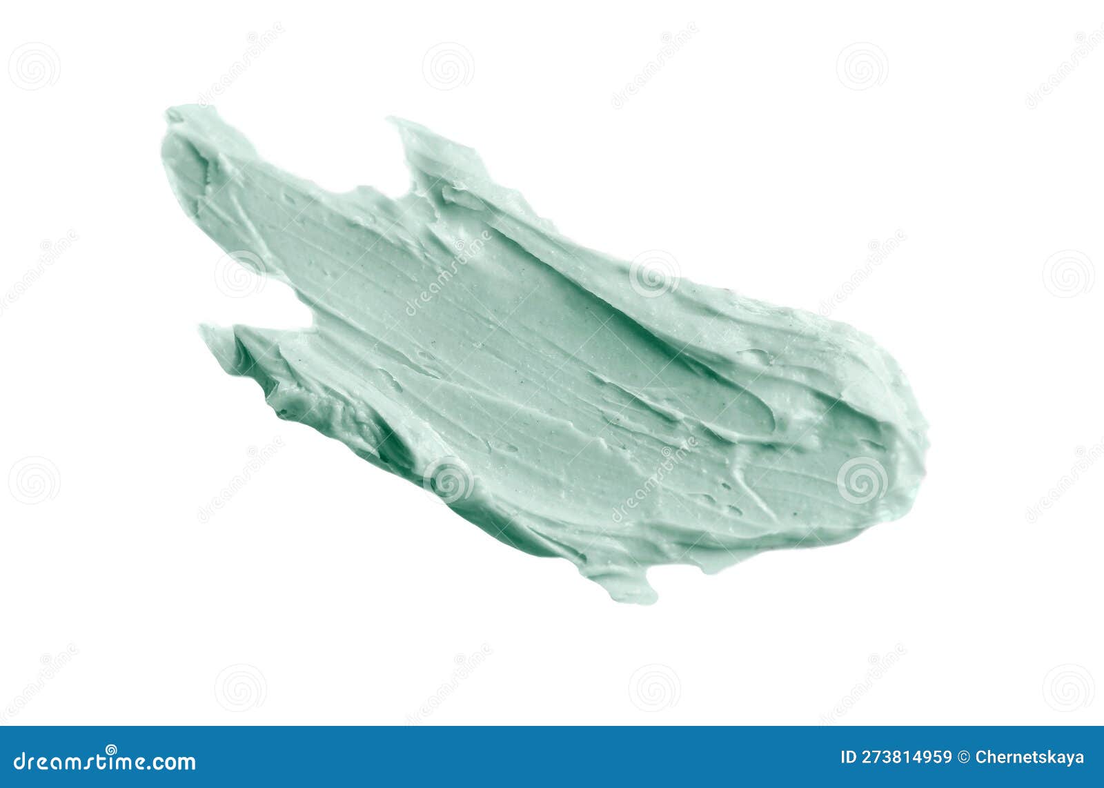 Sample of Facial Mask Isolated on White, Top View Stock Image - Image ...