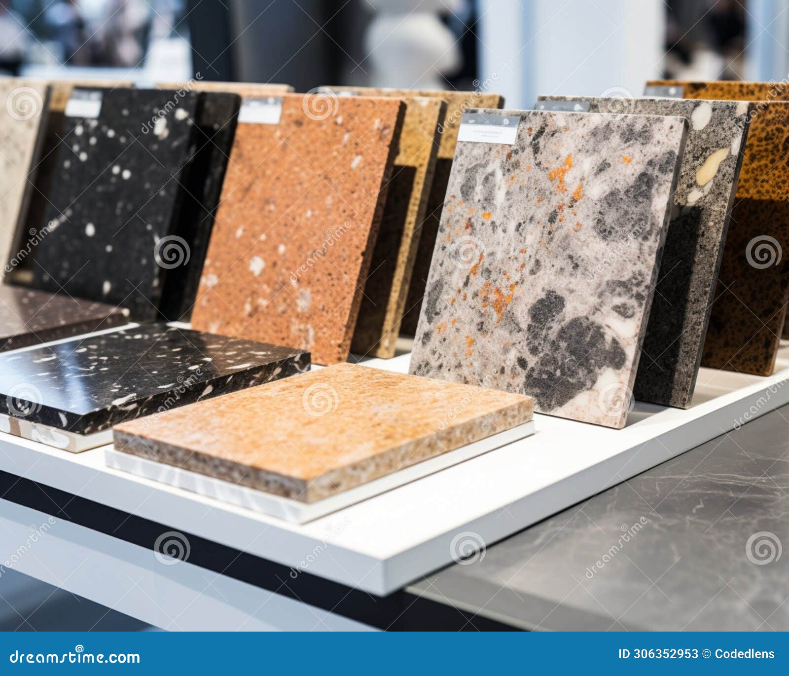 A Sample of Granite in Store Stock Illustration - Illustration of ...