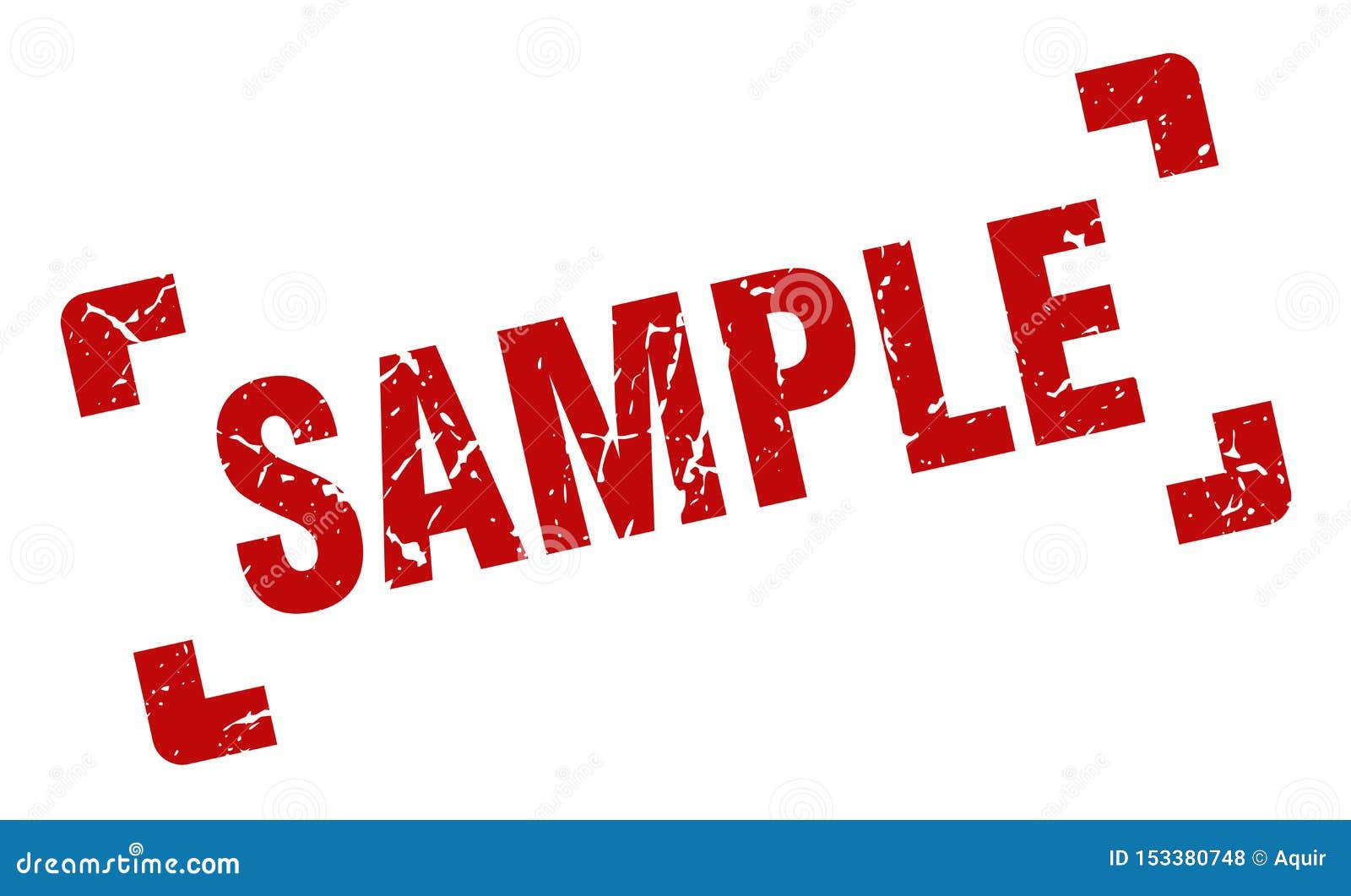 Sample stamp stock vector. Illustration of square, label - 153380748