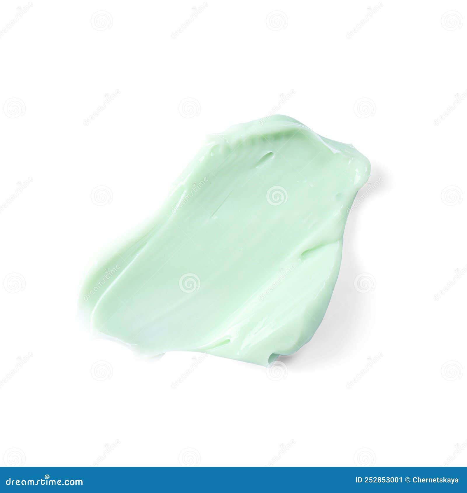 Sample of Hand Cream Isolated on White, Top View Stock Image - Image of ...