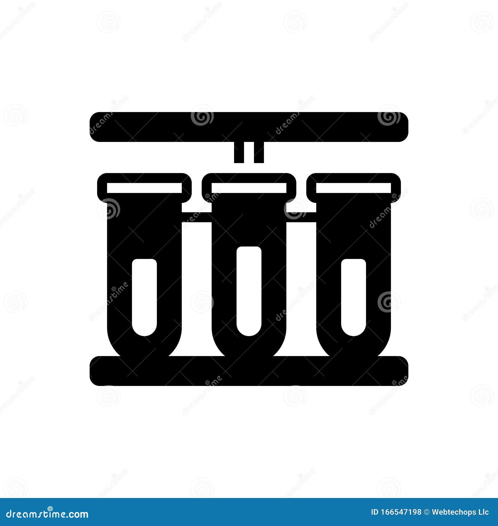 Black Solid Icon for Sample, Specimen and Sampler Stock Vector ...