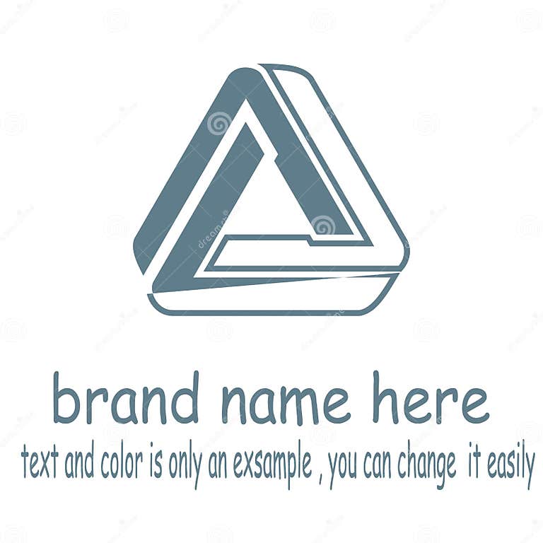 Triangel logo vector stock vector. Illustration of arrow - 110325534