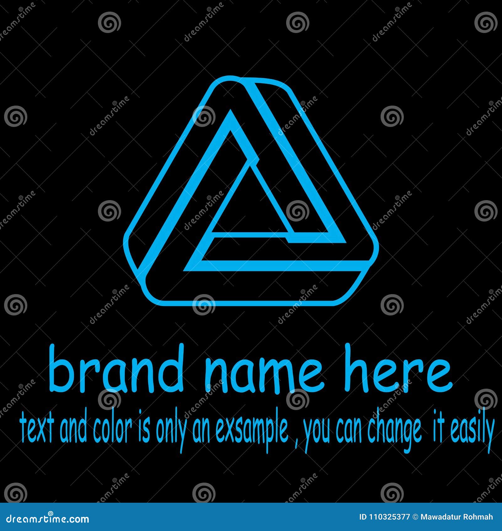 Creative Triangel Logo Vector Stock Vector - Illustration of design ...