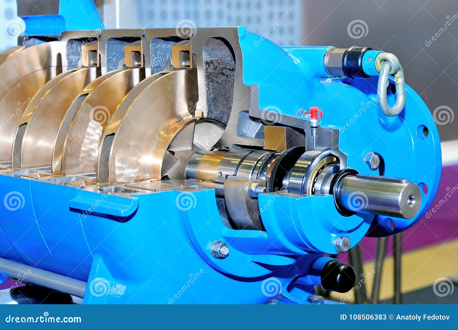 Sample of the Industrial Rotor Engine Stock Image - Image of ...