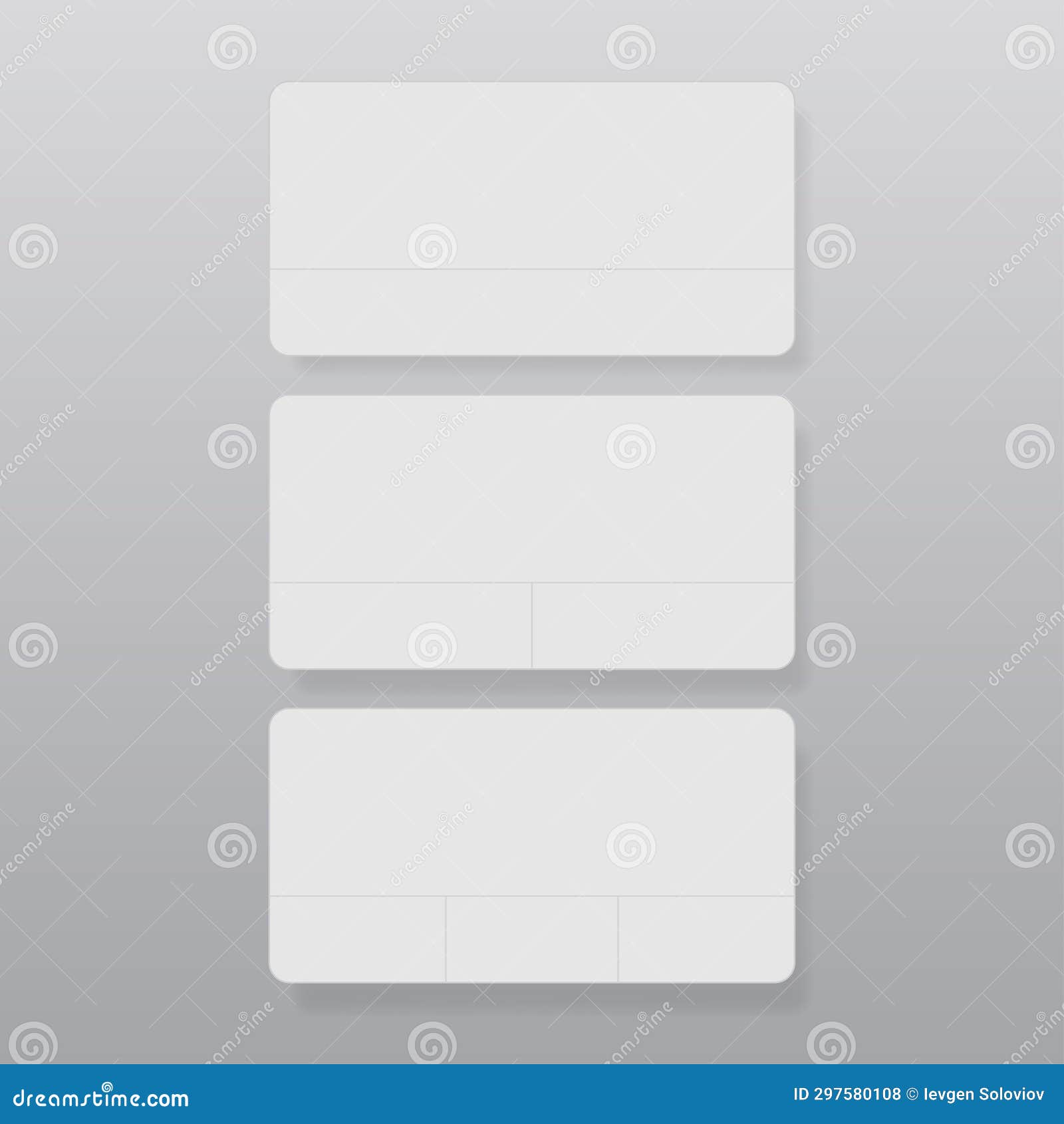 Sample Information Message Set Stock Vector - Illustration of error ...