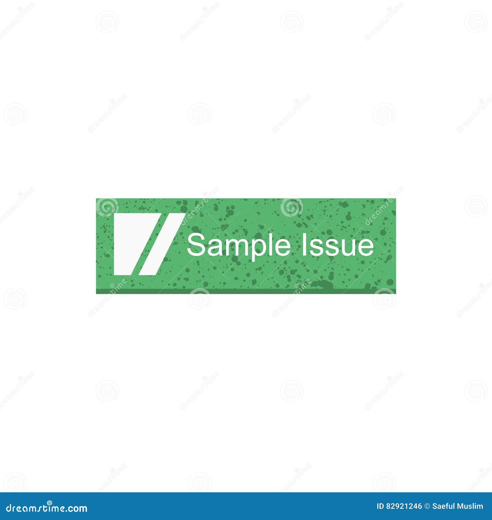 Sample Issue Rectangle Button Stock Illustration - Illustration of ...