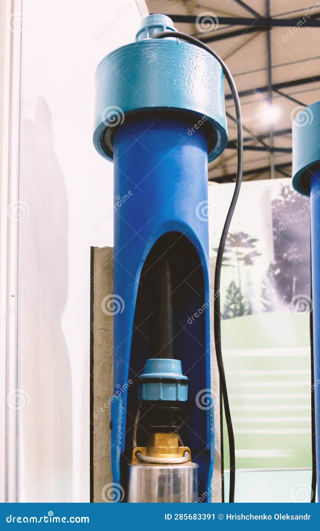 A Sample of Laying a Plastic Pipe in the Ground Stock Image - Image of ...