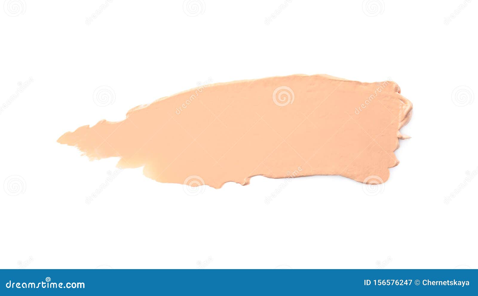 Sample of Liquid Foundation Foundation on White Background Stock Image ...
