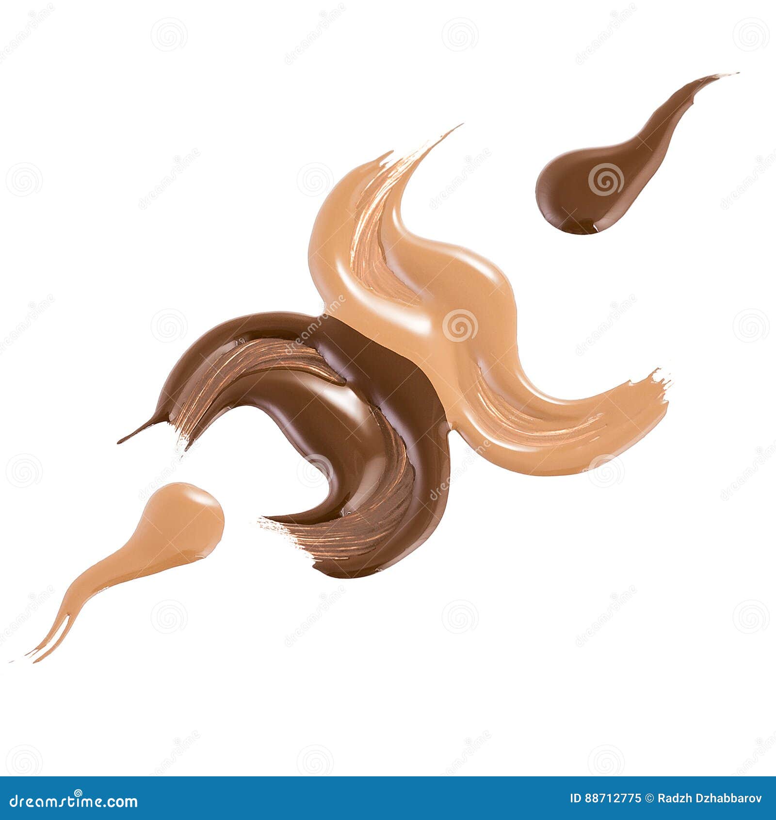 Sample Liquid Shadows For The Face Stock Image | CartoonDealer.com ...