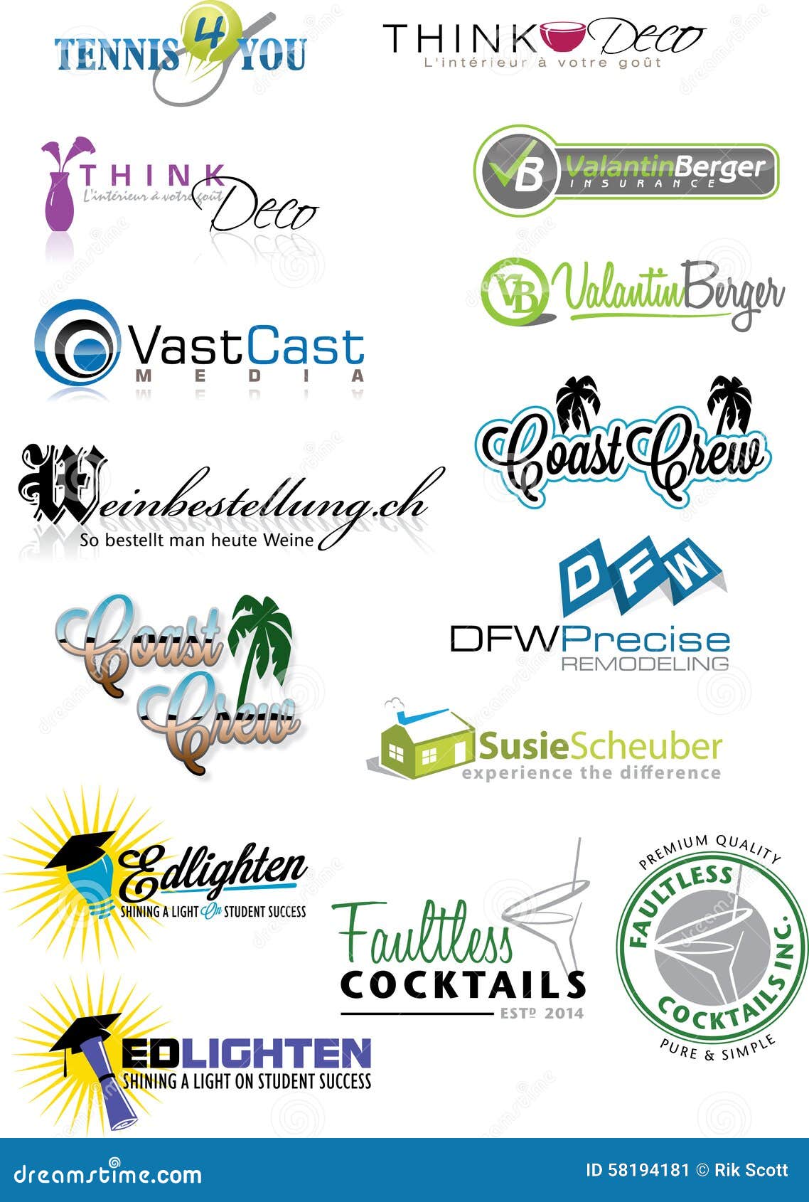 Sample Logo Set 7 stock vector. Illustration of sample - 58194181