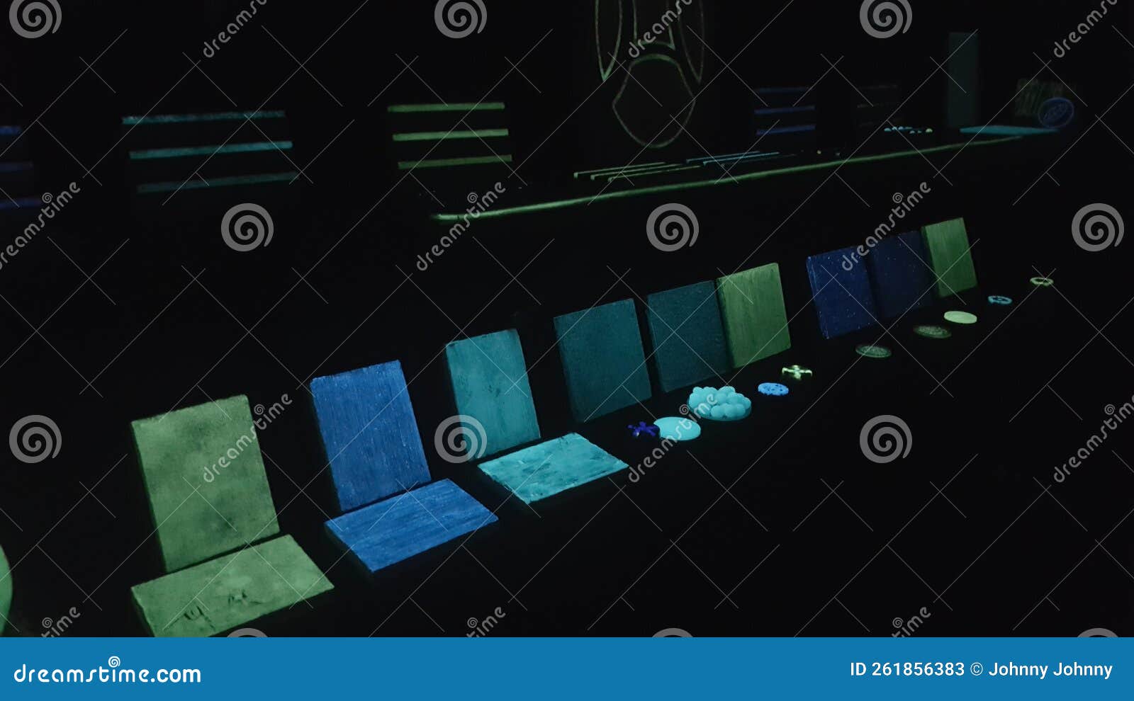Sample Luminous Bricks for Interior Design Stock Illustration ...