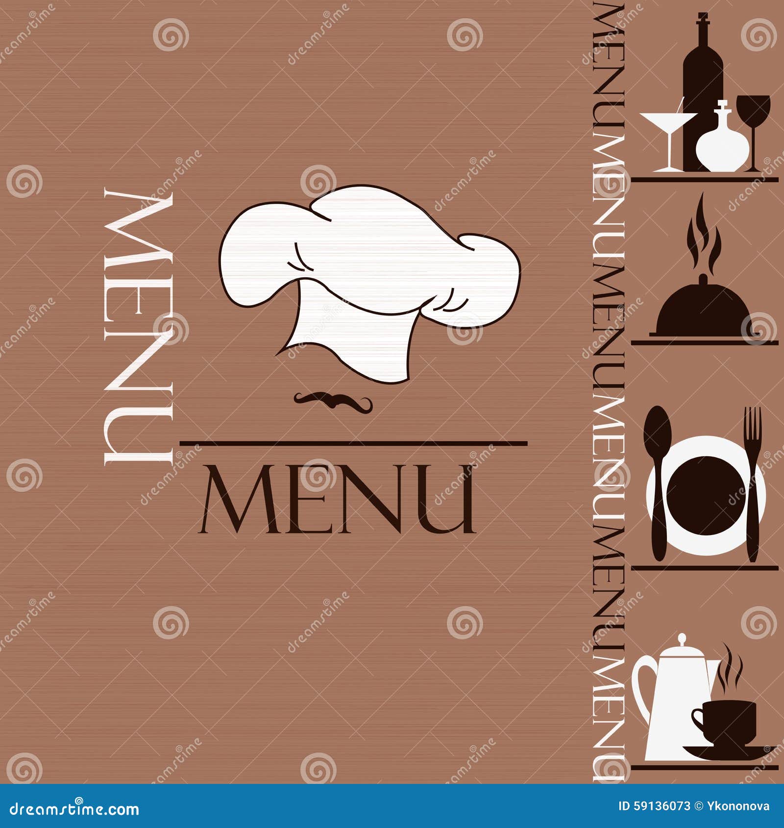 Sample menu stock vector. Illustration of alcohol, imagery - 59136073