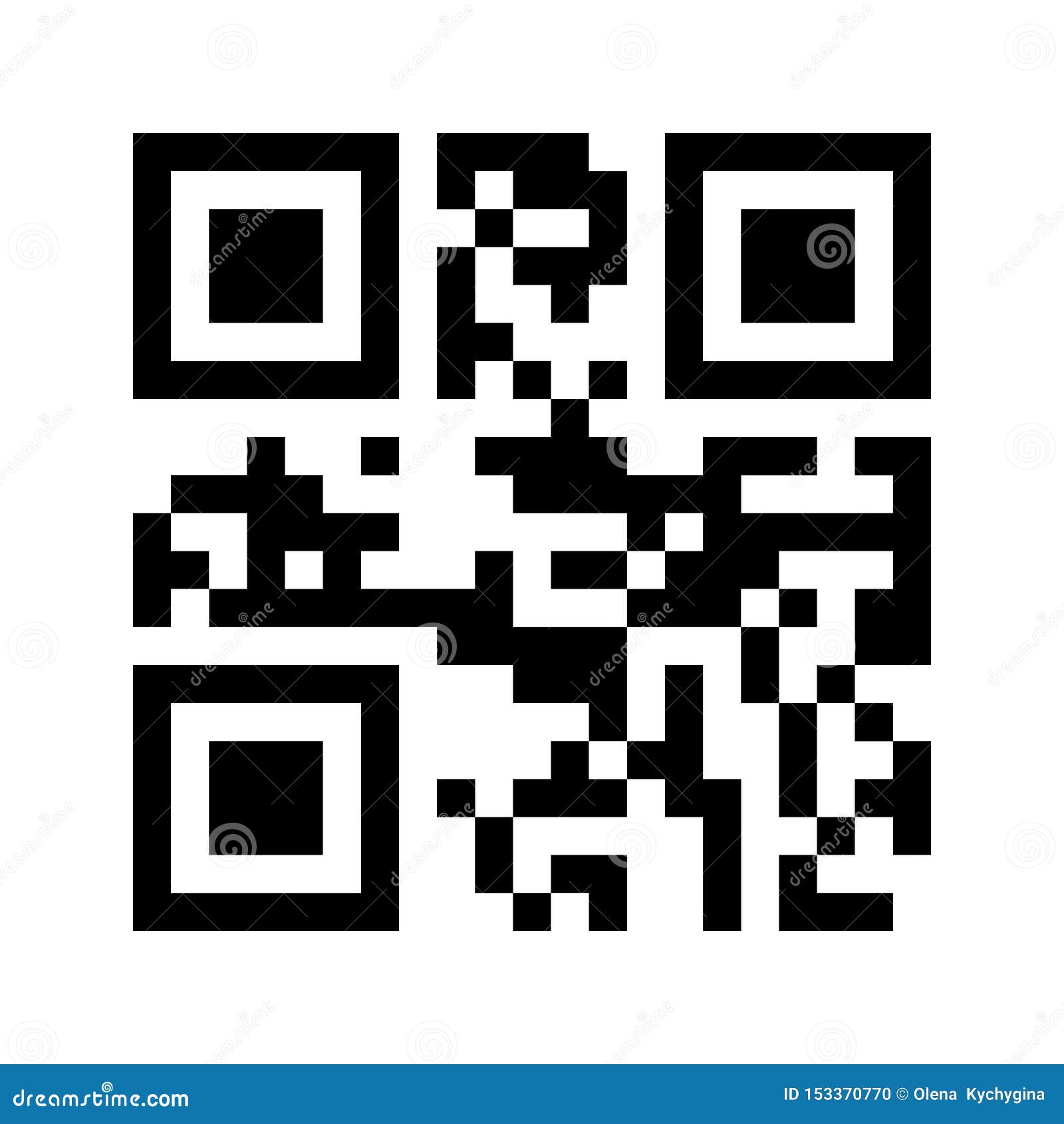 Sample of Modern QR Code Isolated on White Background for Scanning with ... Sample of Modern QR Code Isolated on White Background for Scanning with ...