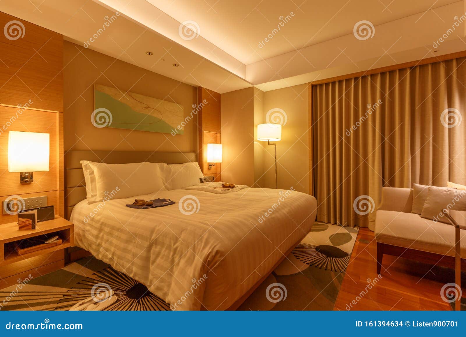 Sample of a Modern Room in a Luxury Hotel Stock Photo - Image of ...