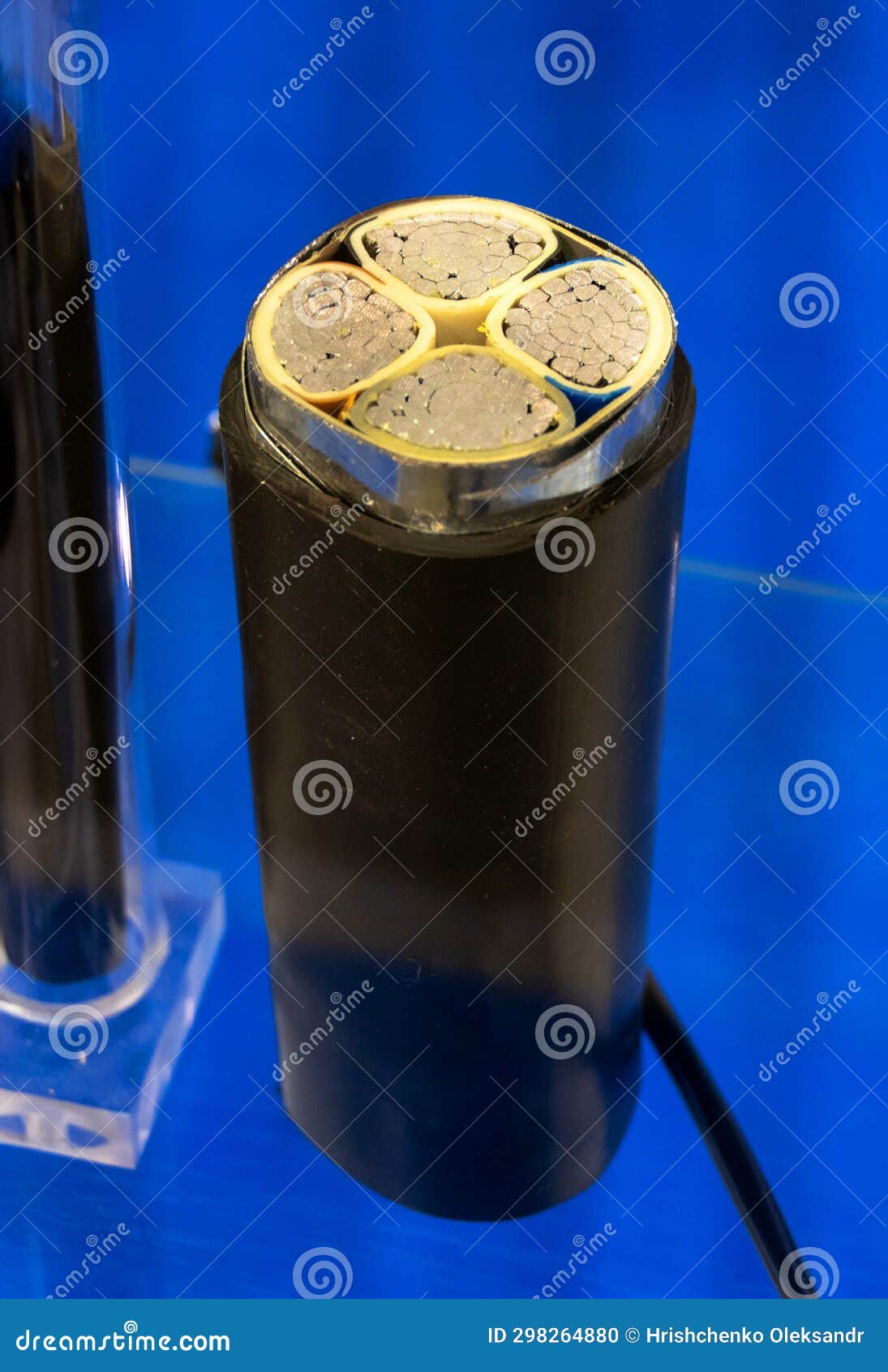 Sample of Multi-core Cable with Protected Wires Stock Photo - Image of ...