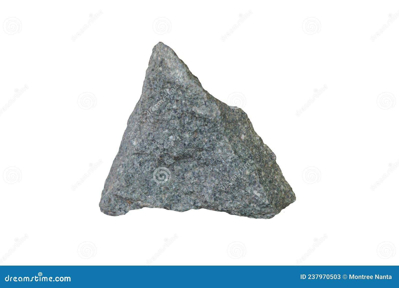 Sample of Natural Raw Andesite Extrusive Igneous Rock Isolated on White ...