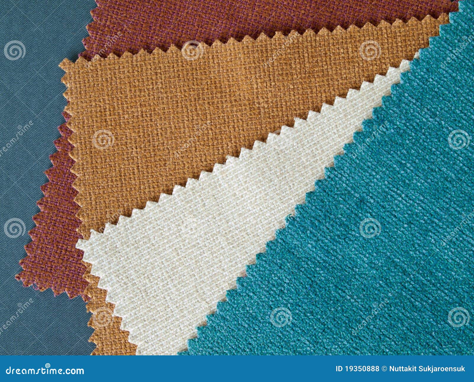 Sample Nature Tone Color Fabric Stock Photo - Image of multicolored ...