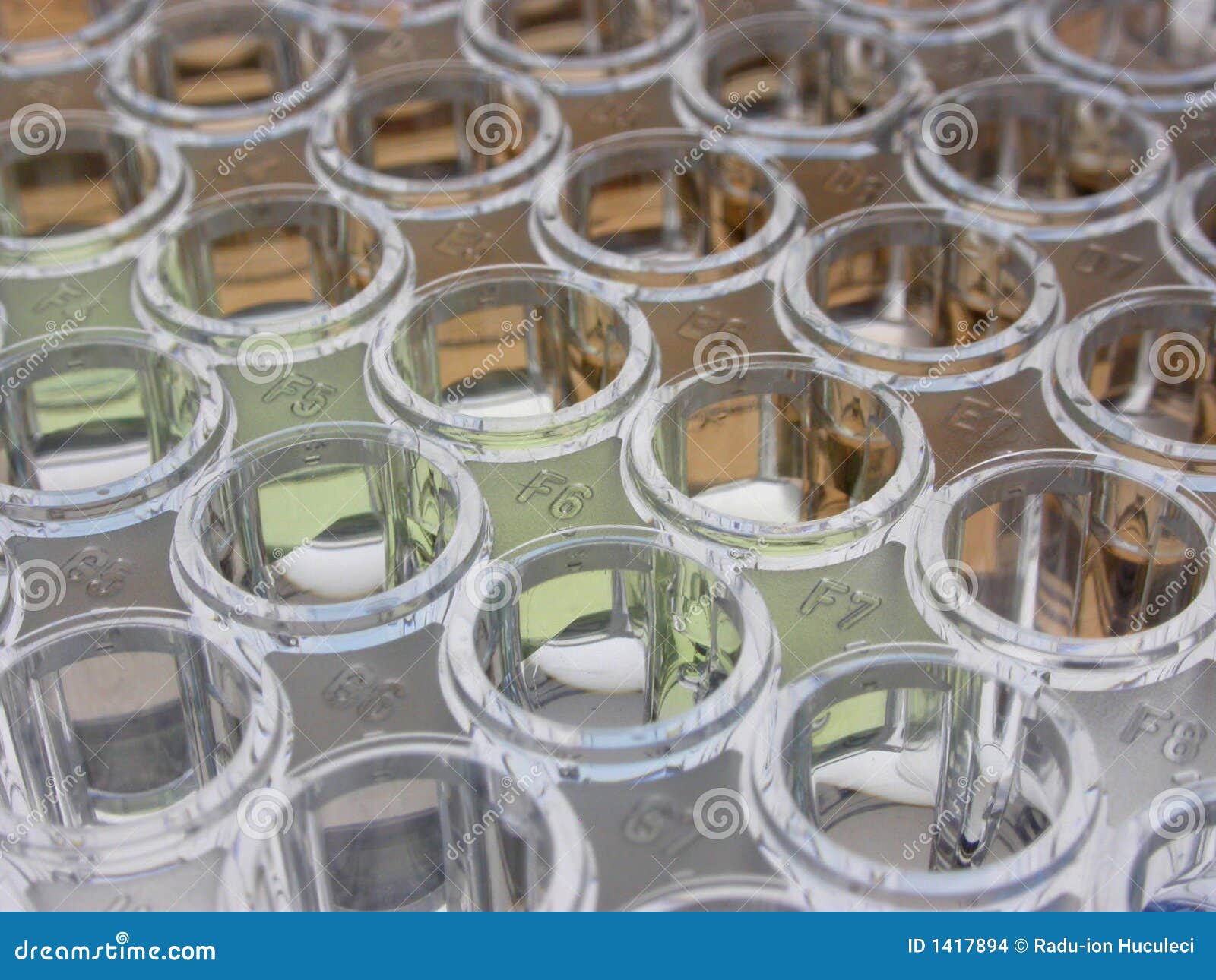 Sample plate-6 stock photo. Image of eppendorf, commercial - 1417894