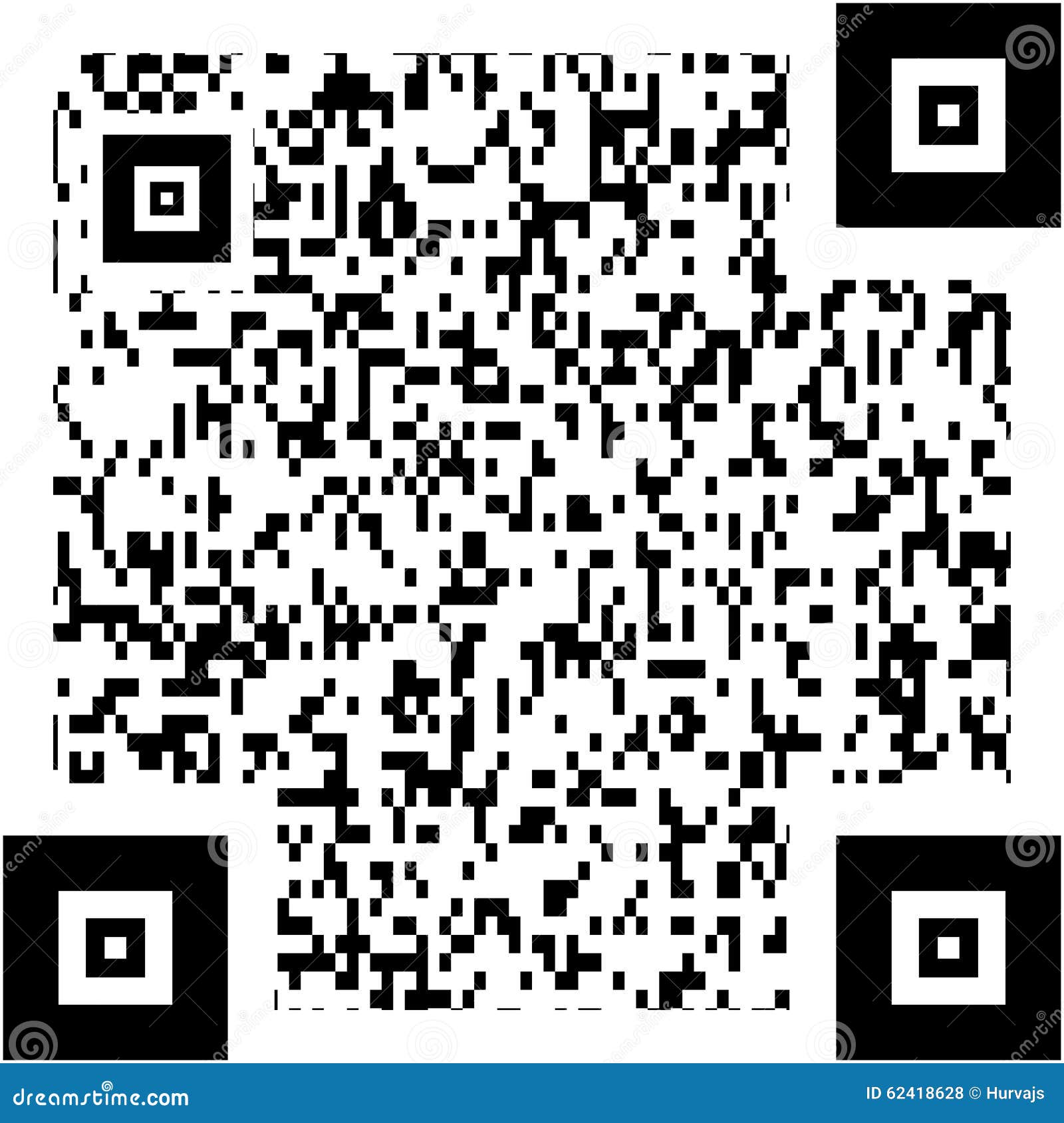 Sample Qr Code Ready To Scan with Smart Phone Stock Illustration ...