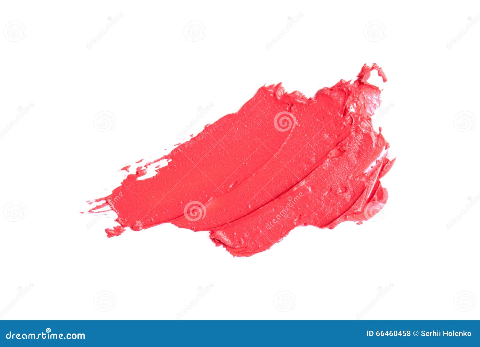 A sample of red makeup. stock photo. Image of enamel - 66460458