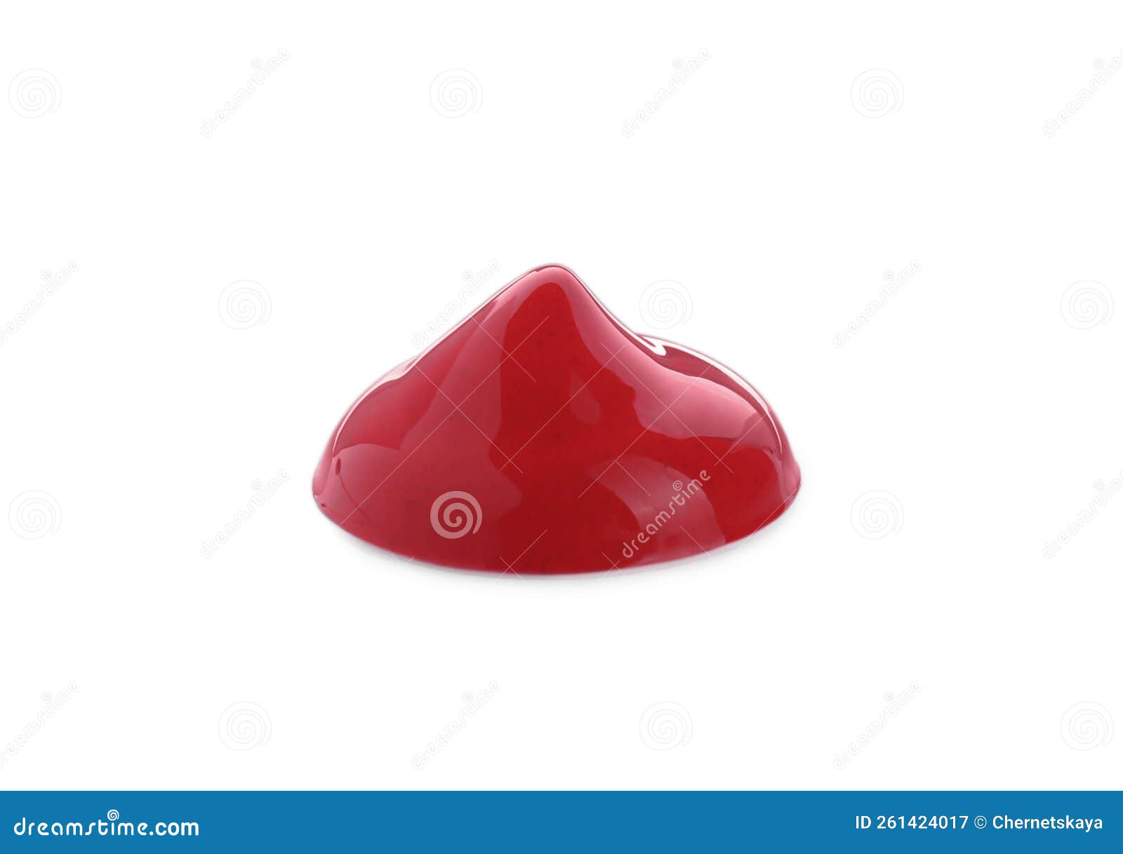 Sample of Red Paint on White Background Stock Image - Image of hobby ...