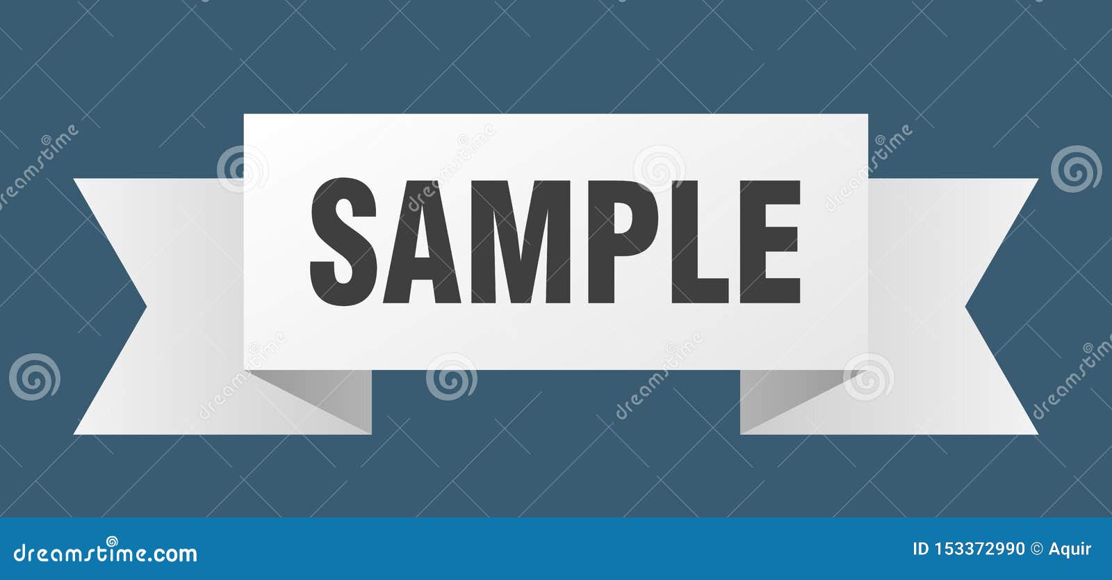 Sample ribbon. stock vector. Illustration of label, price - 153372990