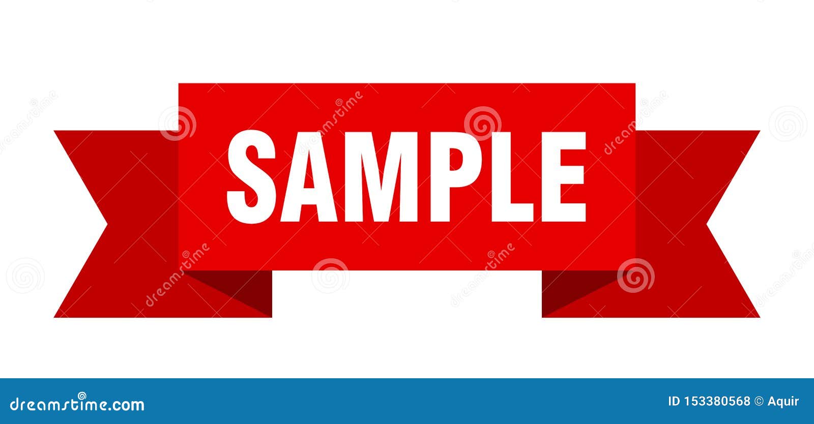 Sample ribbon. stock vector. Illustration of element - 153380568