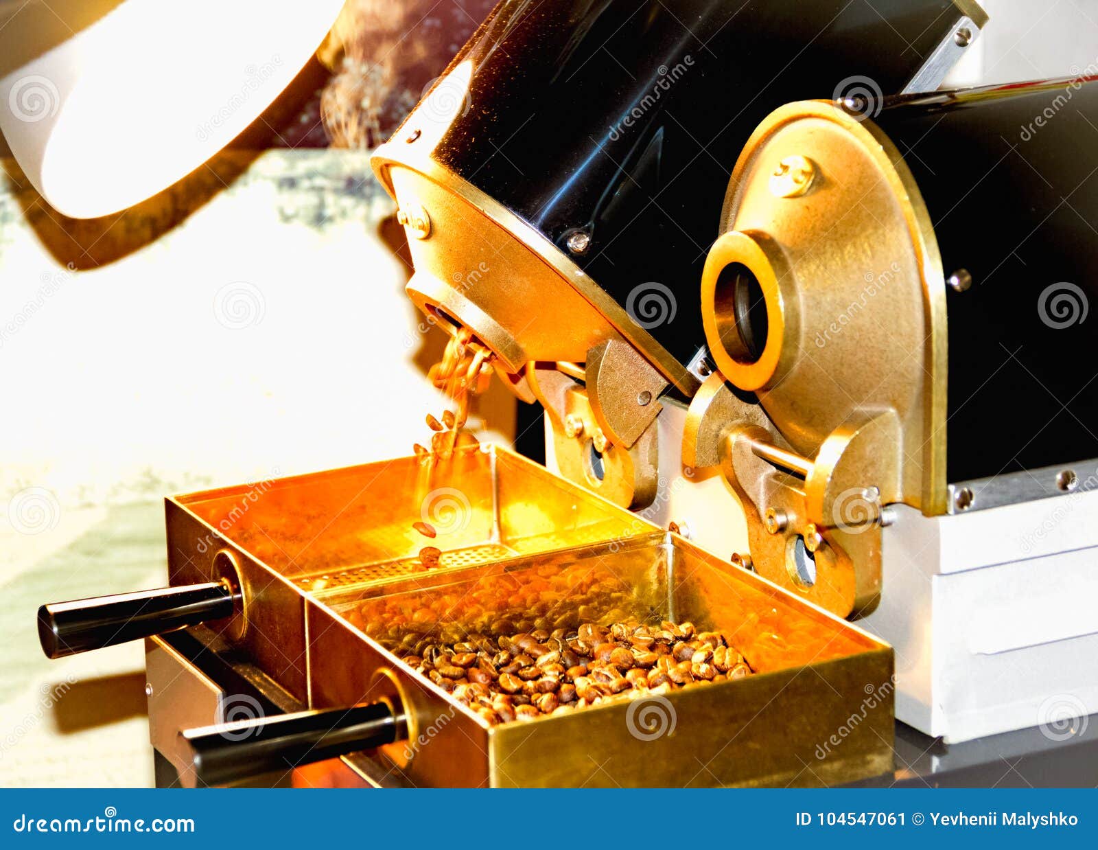 Sample roaster in action stock image. Image of technology - 104547061