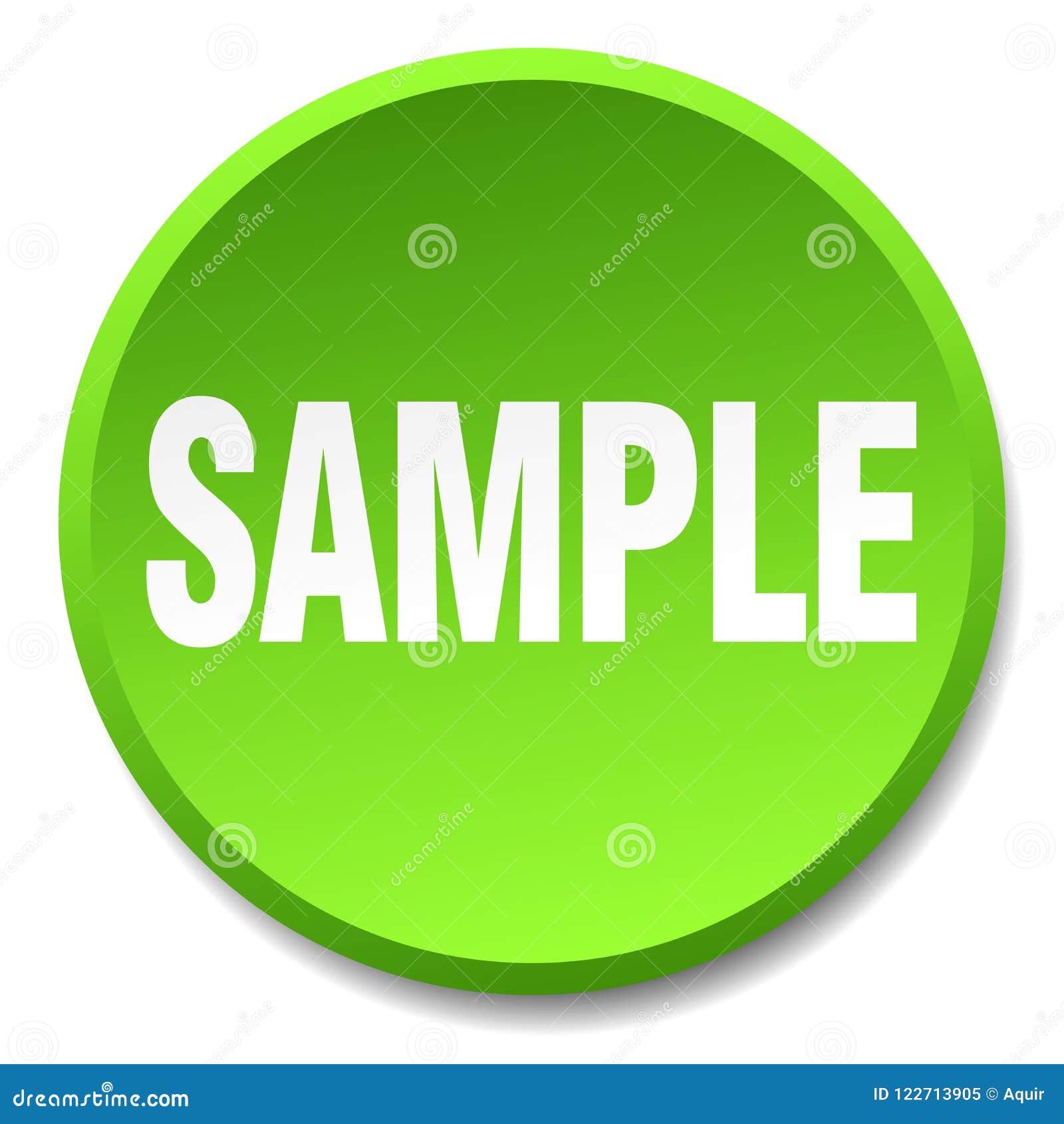 Sample button stock vector. Illustration of background - 122713905
