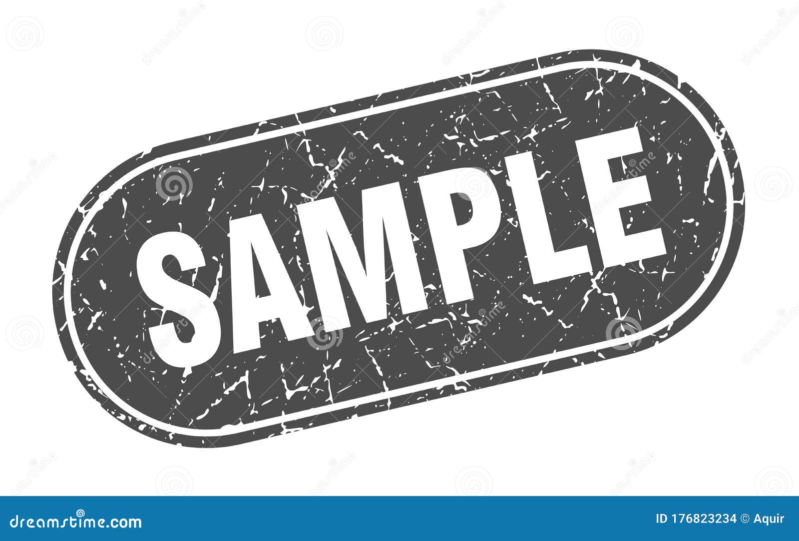 Sample Sign. Sample Grunge Stamp Stock Vector - Illustration of black ...