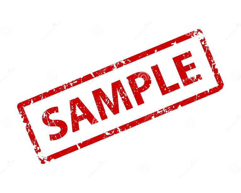 Sample Sign Sticker. Stamp Vector Texture Stock Vector - Illustration ...