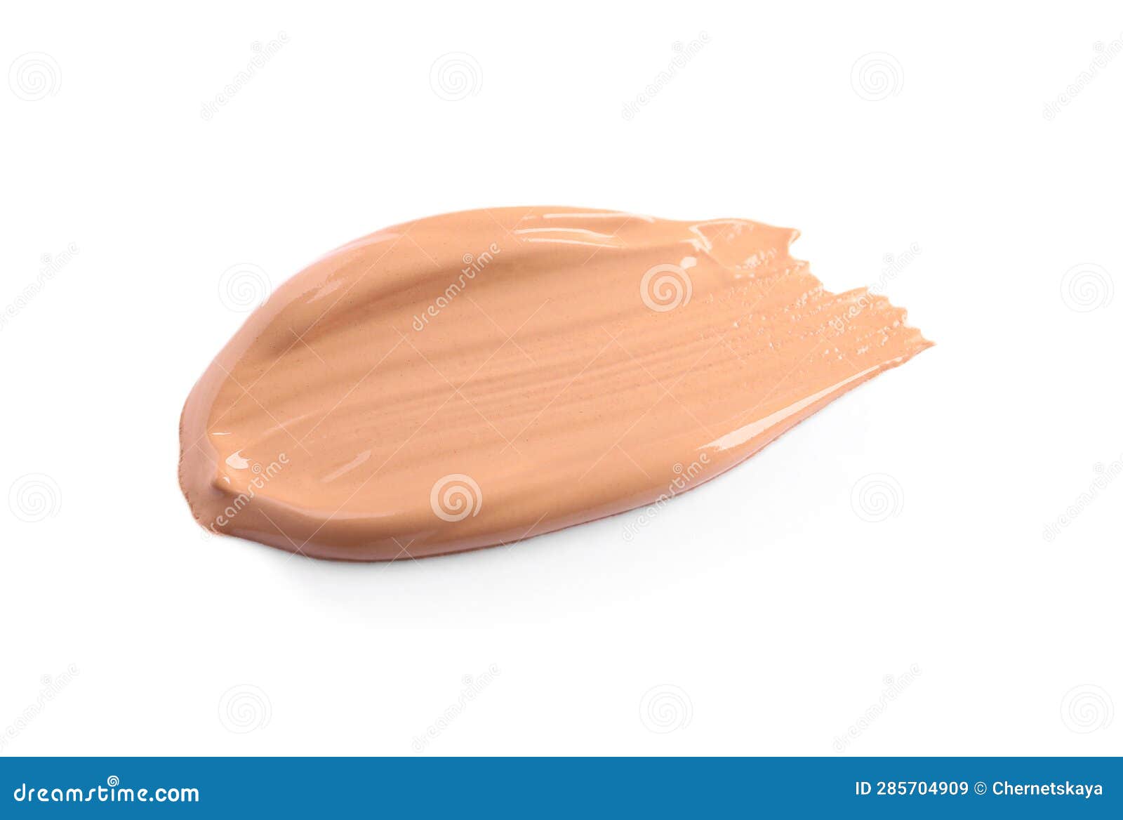 Sample of Skin Foundation on White Background Stock Image - Image of ...