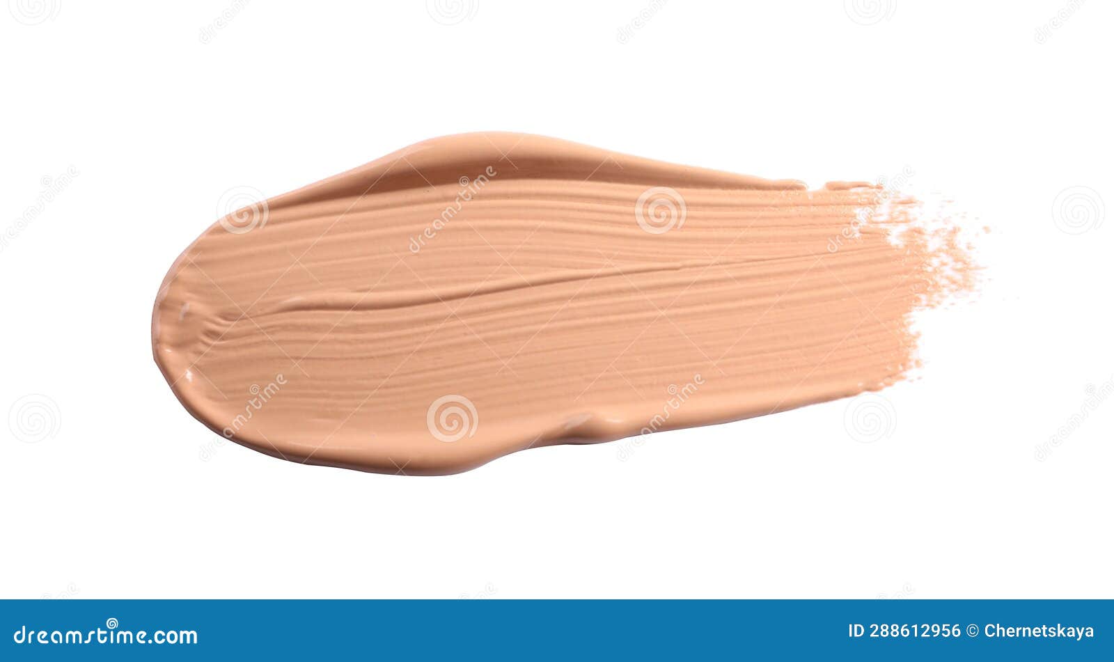 Sample of Skin Foundation on White Background Stock Photo - Image of ...