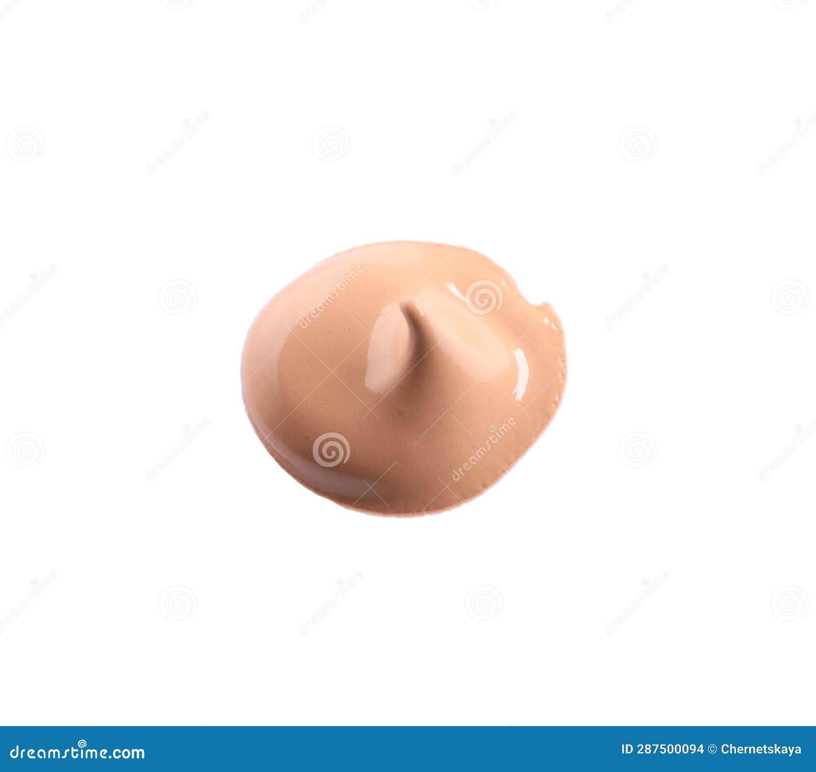 Sample of Skin Foundation on White Background Stock Photo - Image of ...