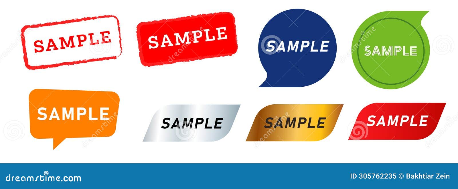 Sample Speech Bubble Stamp Label Sticker Sign Tester Try Example ...