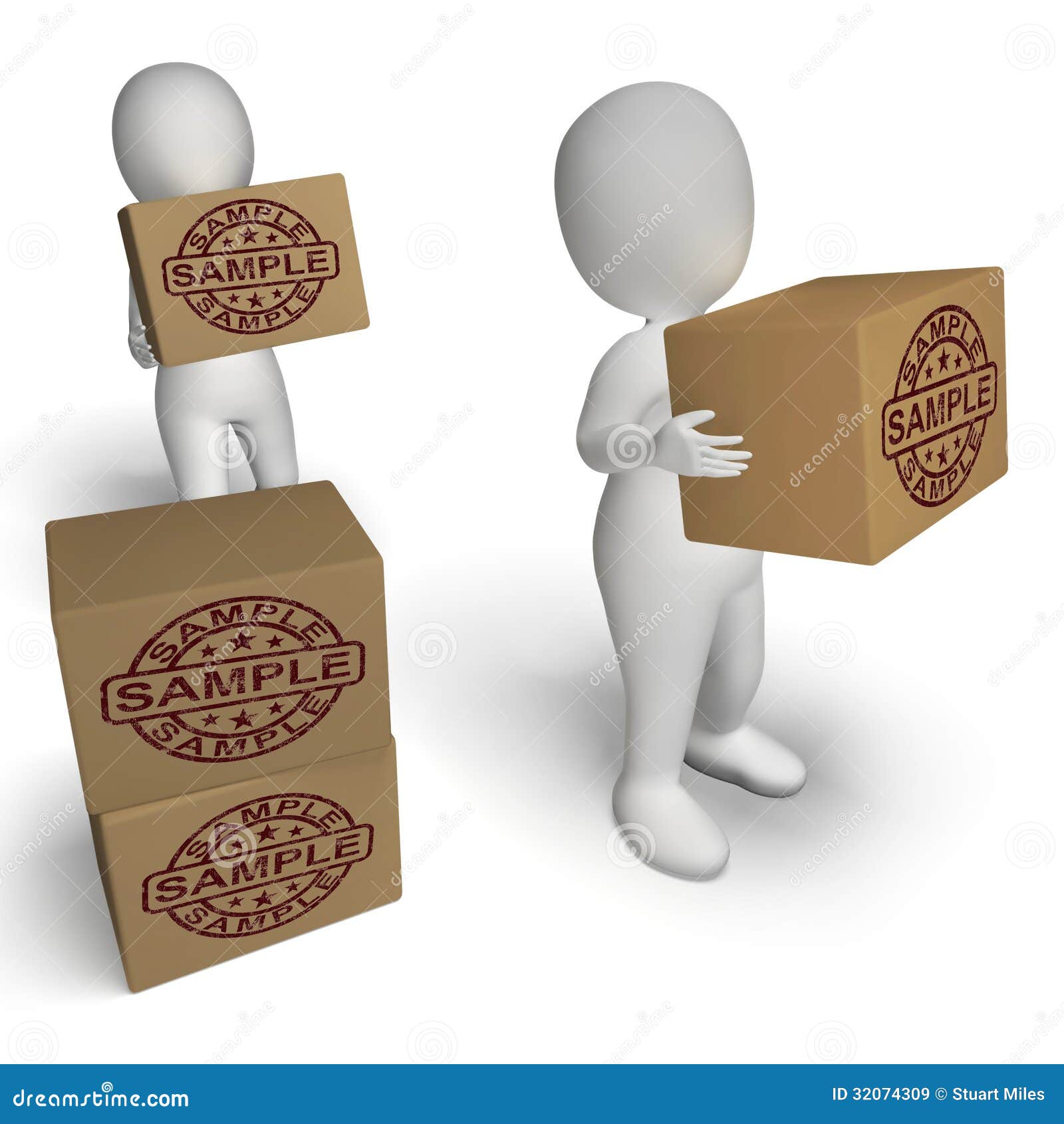 Sample Stamp Cartoon Vector | CartoonDealer.com #153372951